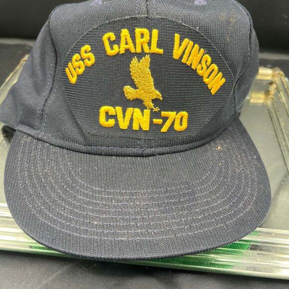 Unknown | Accessories | Vintageuss Carl Vinson Cvn7 Snapback Hat Cap ...